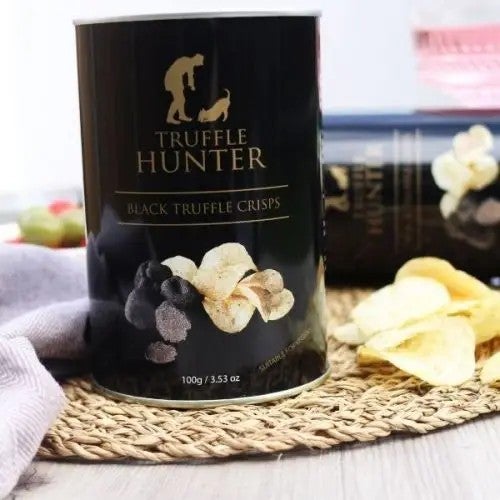 Black Truffle Potato Crisps Tin, Truffle Hunter | A Bit of Taste ...
